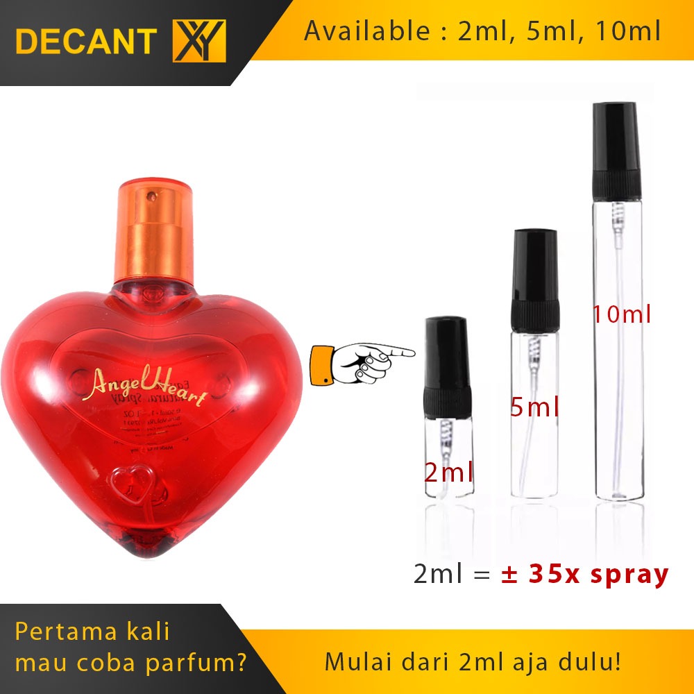 Jual Decant Parfum Angel Heart 2ml 5ml 10ml | Shopee Indonesia