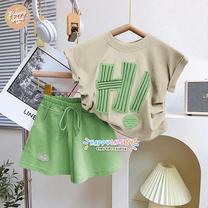 Jual Setelan kaos celana pendek anak perempuan motif terbaru usia 1-5 ... Jual Setelan kaos celana pendek anak perempuan motif terbaru usia 1-5 ...