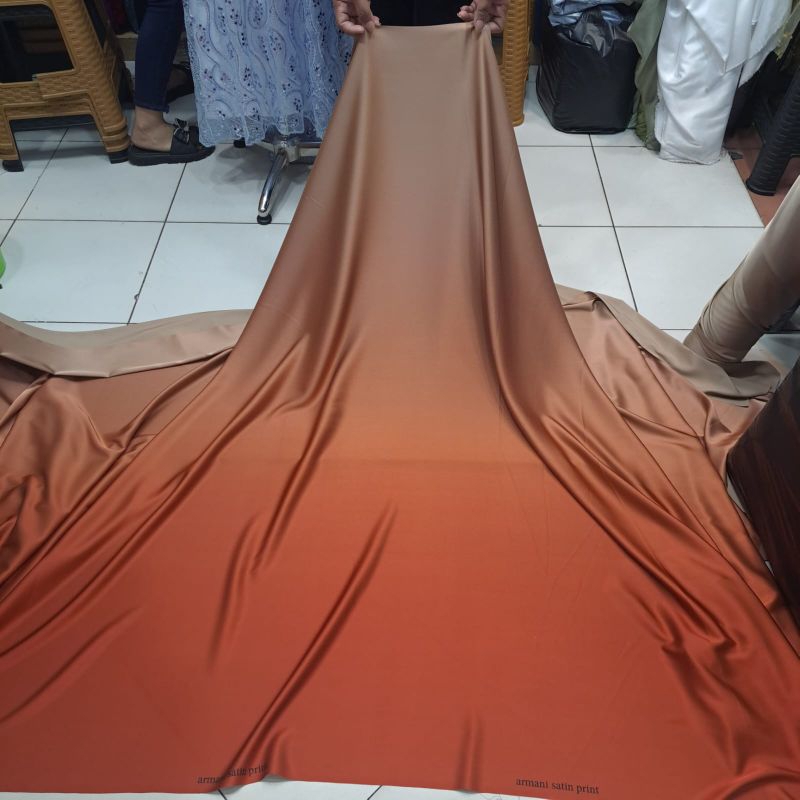 Jual Bahan kain Armani silk Gradasi terbaru | Shopee Indonesia