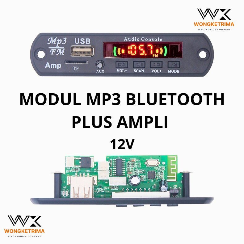 Jual Modul MP3 bluetooth plus amplifier AUDIO CONSOLE tinggal sambung ...