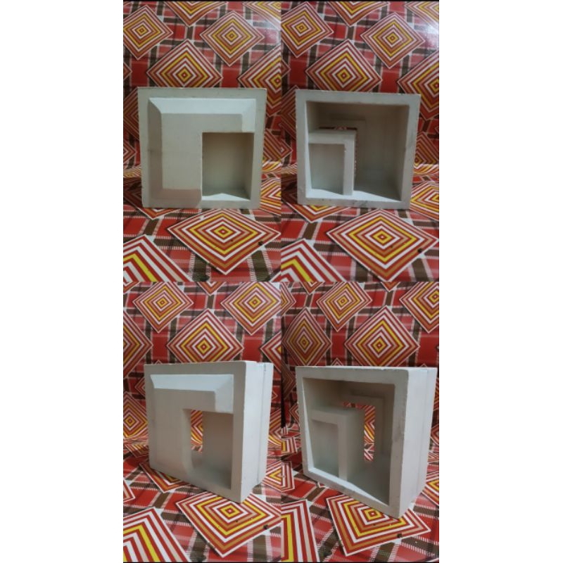 Jual cetakan roster fiber 2 muka ukuran 20 cm x 20 cm tebal loster 10 ...