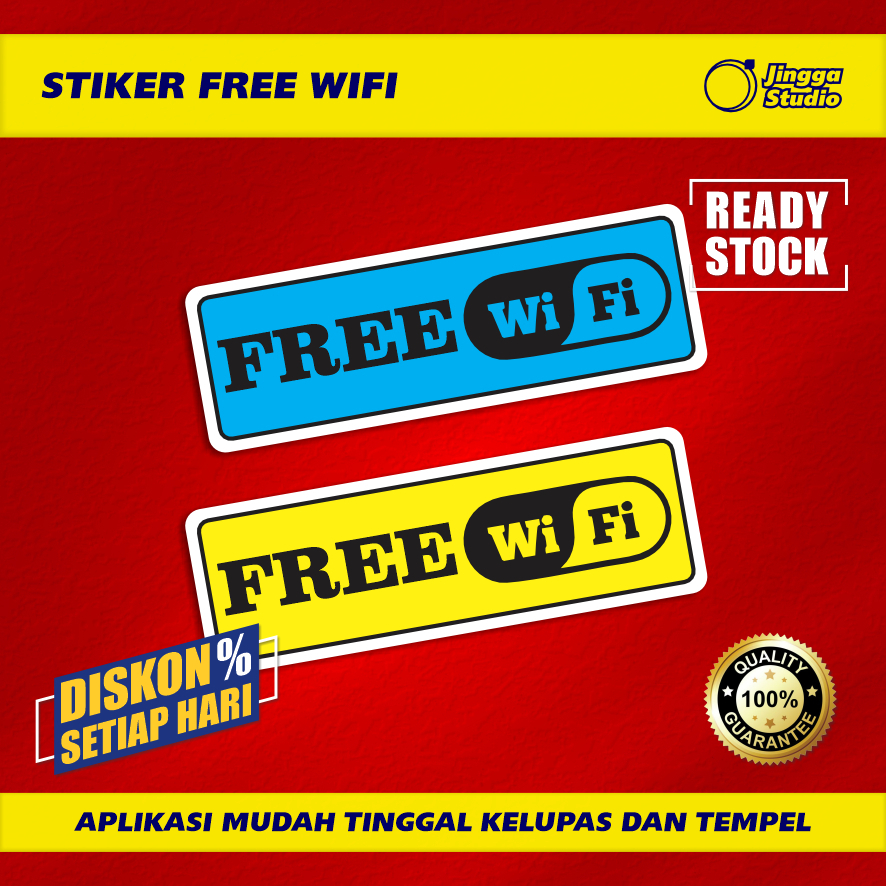 Jual Stiker Free Wifi | Shopee Indonesia