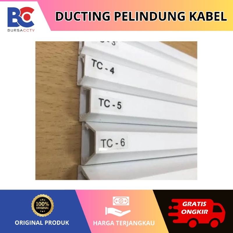 Jual Cable Duct Ducting Pelindung Kabel TC-1 TC-2 TC-3 TC-4 Kualitas Bagus | Shopee Indonesia