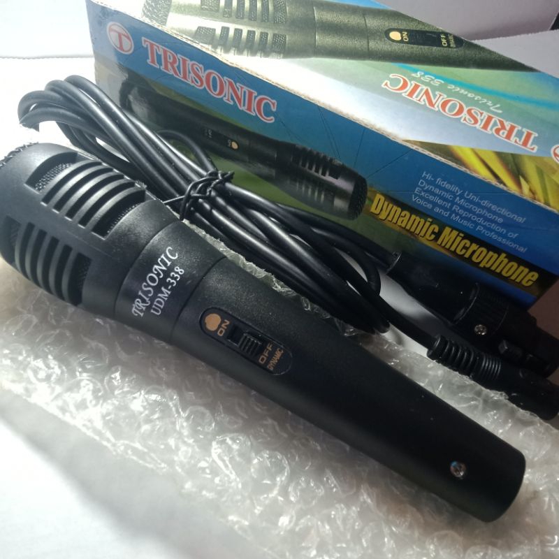 Jual Mic Kabel Karaoke Mic Universal Lengkap dgn Dus box | Shopee Indonesia