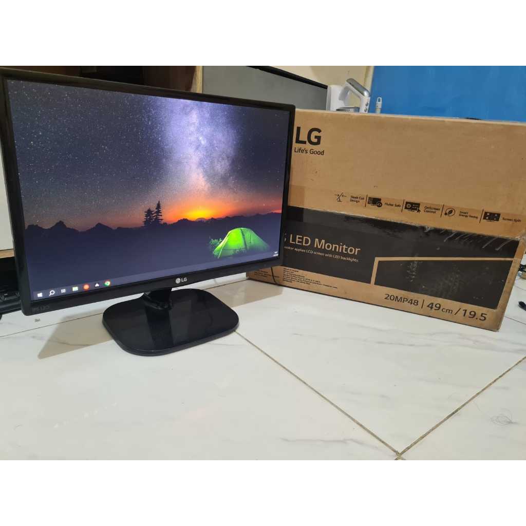 Jual Monitor LG 20 Inch Tipe 20MP48A | Shopee Indonesia