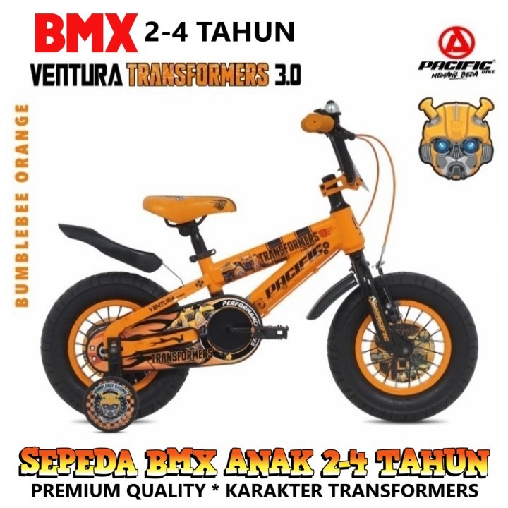 Jual Sepeda Anak Pacific Ventura Transformers Bumblebee Officially ...
