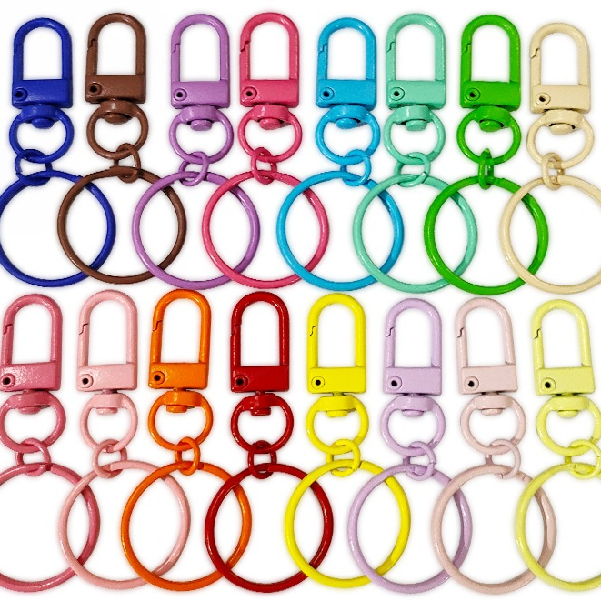 Jual Kait Tas DIY lobster candytone Warna Warni set bahan metal coating ...