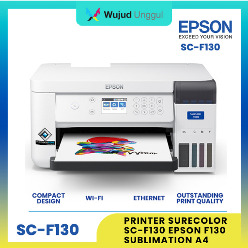 Jual PRINTER SURECOLOR SC-F130 EPSON SURECOLOR F130 SUBLIMATION PRINTER ...
