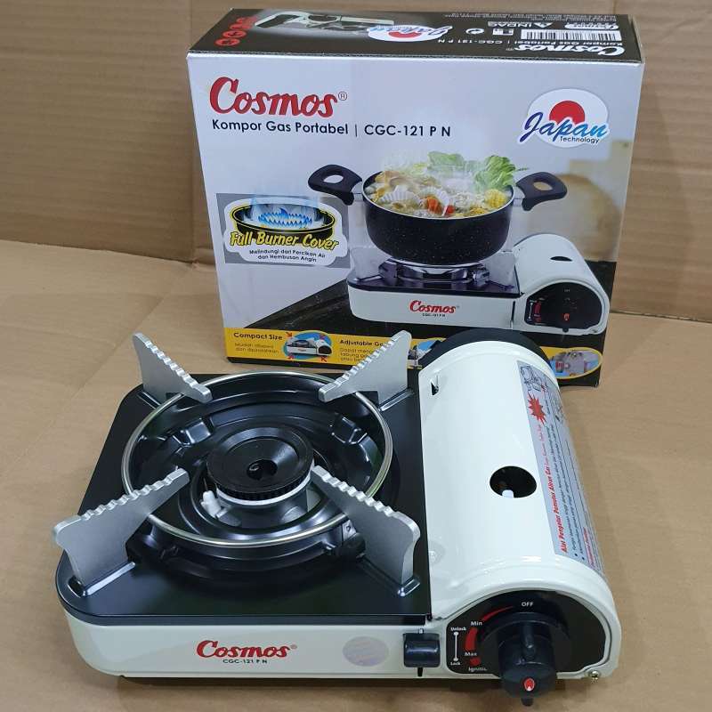 Jual COSMOS KOMPOR GAS PORTABEL CGC 121PN / CGC121P N 1 TUNGKU 100% ORI ...