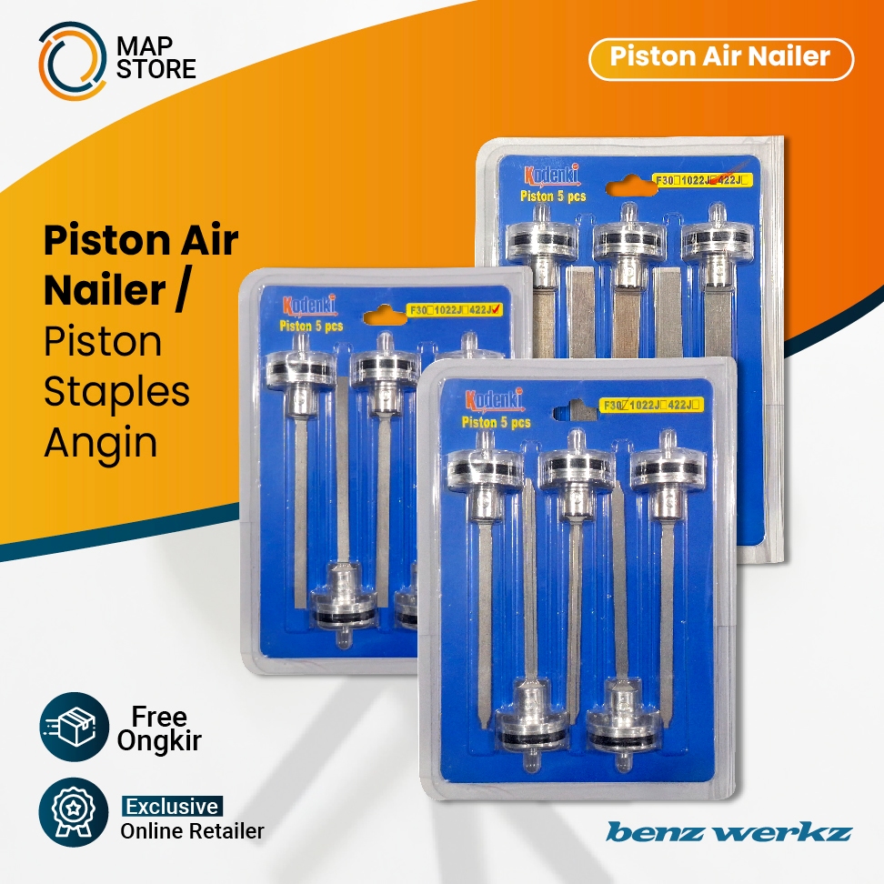 Jual Piston air nailer 1022J / F30 / 422J / piston staples angin Benz ...