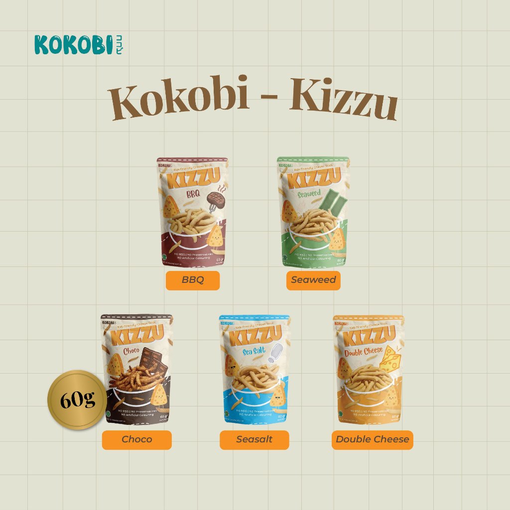 Jual Kokobi Kizzu - Snack for Kids 60gr | Shopee Indonesia