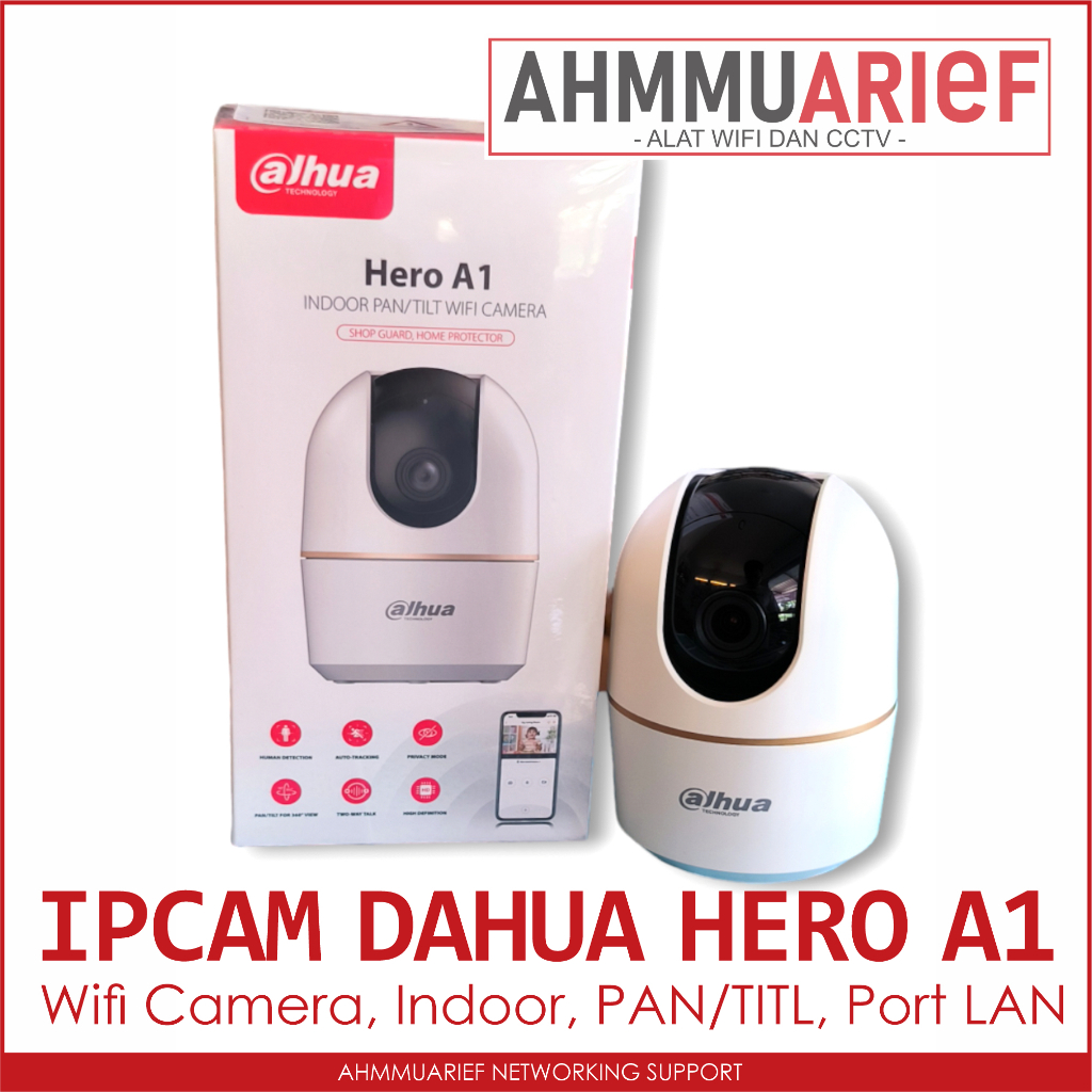 Jual CAMERA WIFI WIRELESS DAHUA HERO A1 SMART CCTV WIRELESS IP CAMERA INDOOR IPCAM | Shopee ...