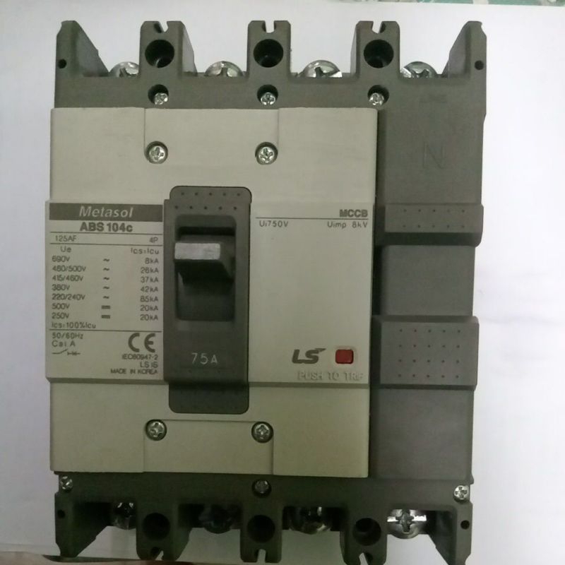 Jual mccb ls metasol 4p 75a original | Shopee Indonesia