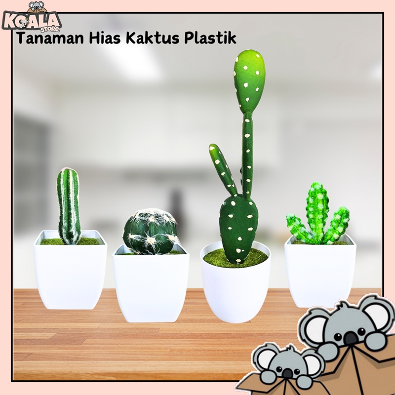 Jual Bunga Kaktus Mini Plastik Pot Tanaman Hias Mini Sukulen Palsu ...