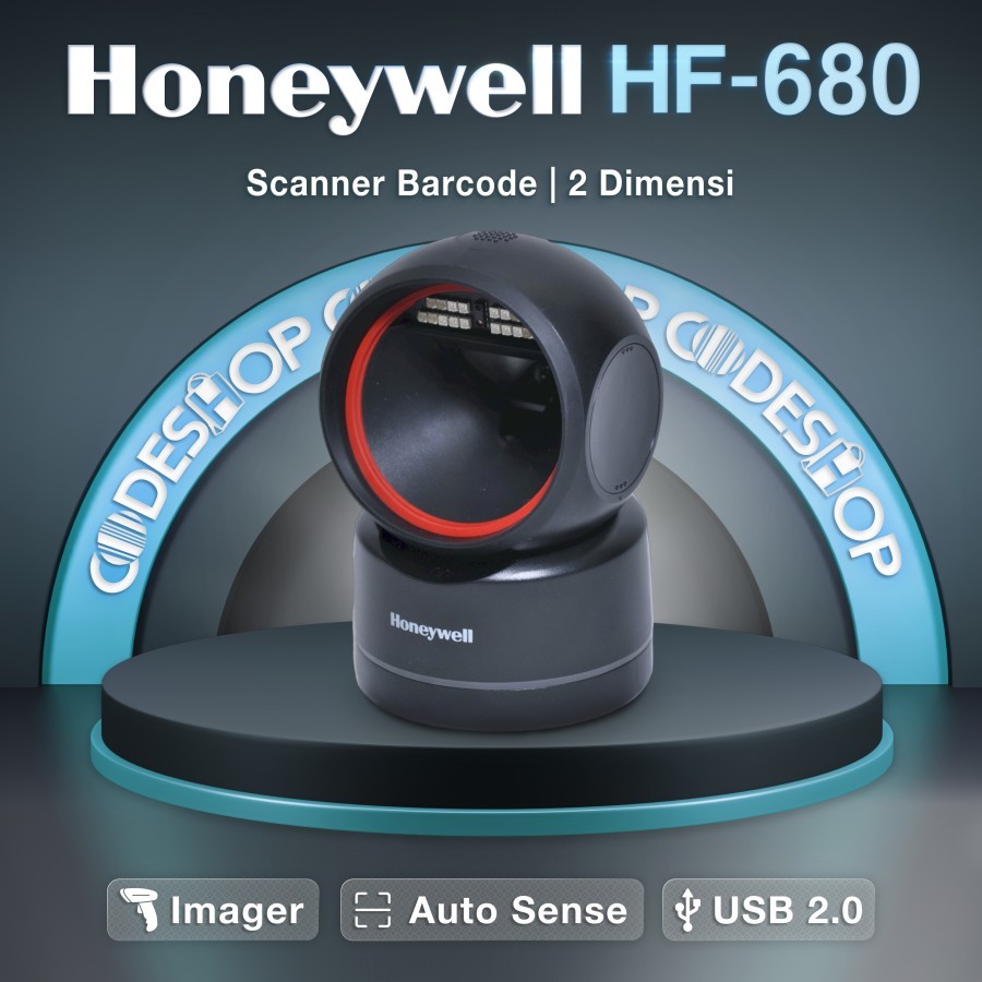 Jual SCAN HONEYWELL 2D HF680 | BARCODE SCANNER HF 680 QR CODE | Shopee ...