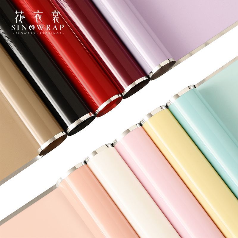 Jual Kertas Buket Bunga Cellophane List Silver / Flower Wrapping Paper ...