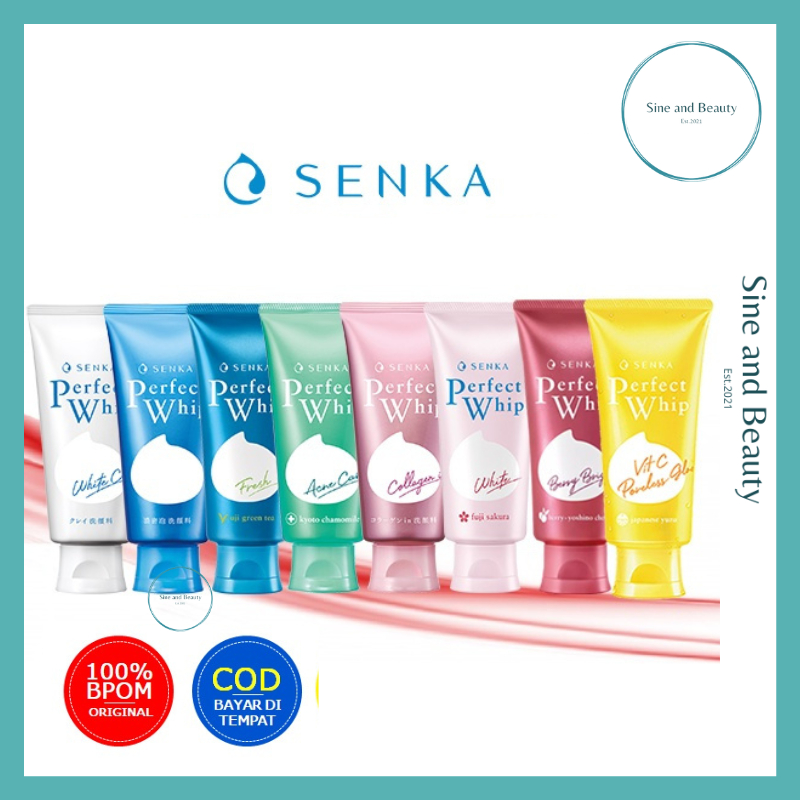 Jual Senka Perfect Whip Facial Foam Japan 50ml / 100ml / 120ml | Shopee ...