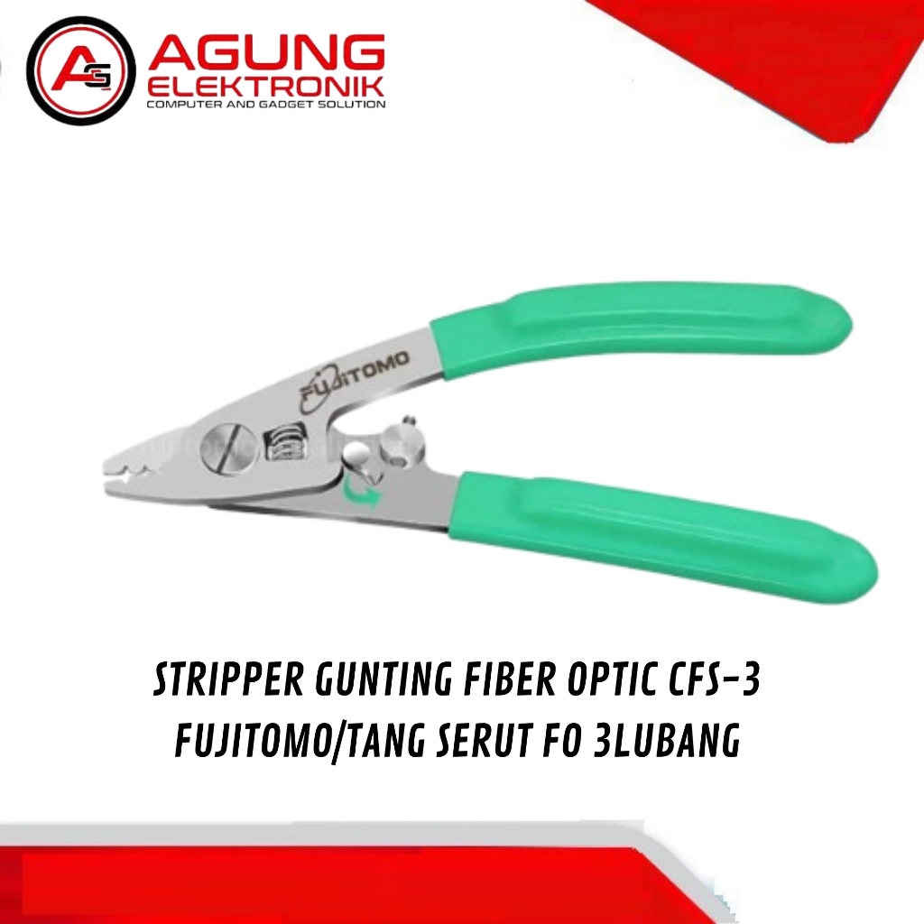 Jual STRIPPER GUNTING FIBER OPTIC CFS-3 FUJITOMO/TANG SERUT FO 3LUBANG ...