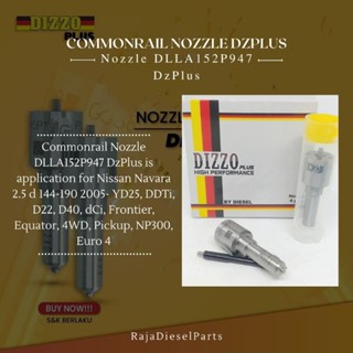Jual Commonrail Nozzle DLLA152P947 NOZZLE INJECTOR NISSAN NAVARA ...