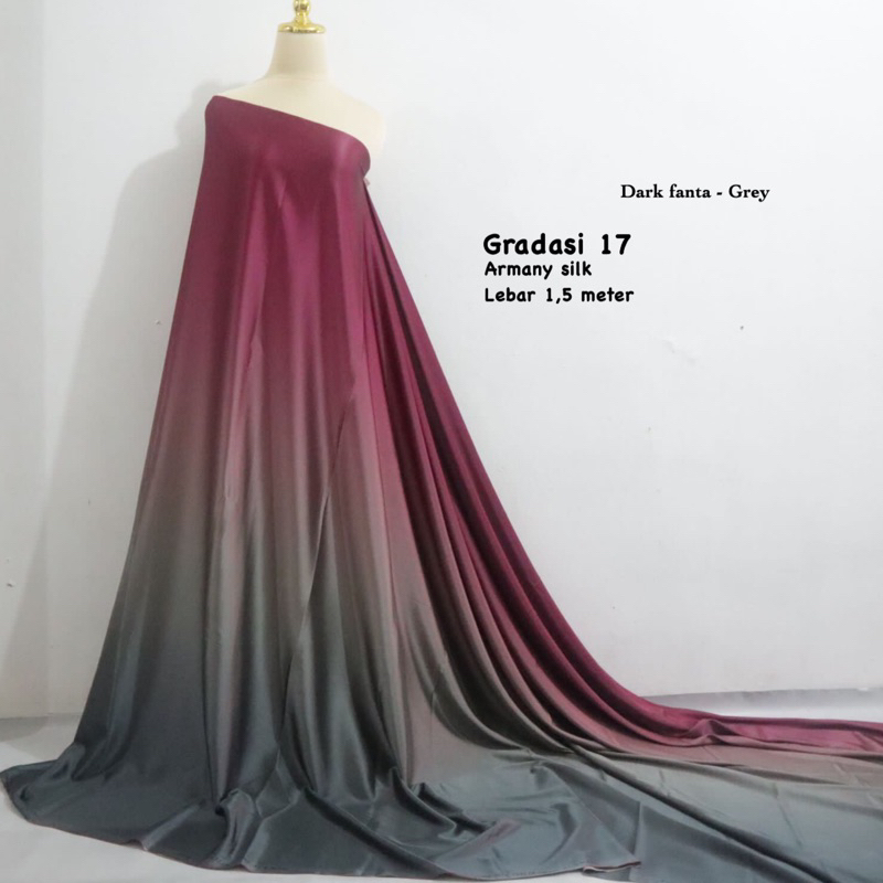 Jual Kain gradasi warna motif dan polos | kain untuk bridesmaid | kain pagar ayu | kain ombre ...
