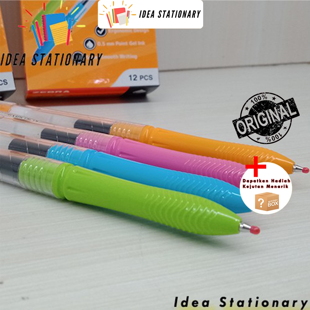 Jual Ballpen Bolpoint Pulpen Pen Kokoro Sweet 0.5 mm Tinta Hitam Zebra ...
