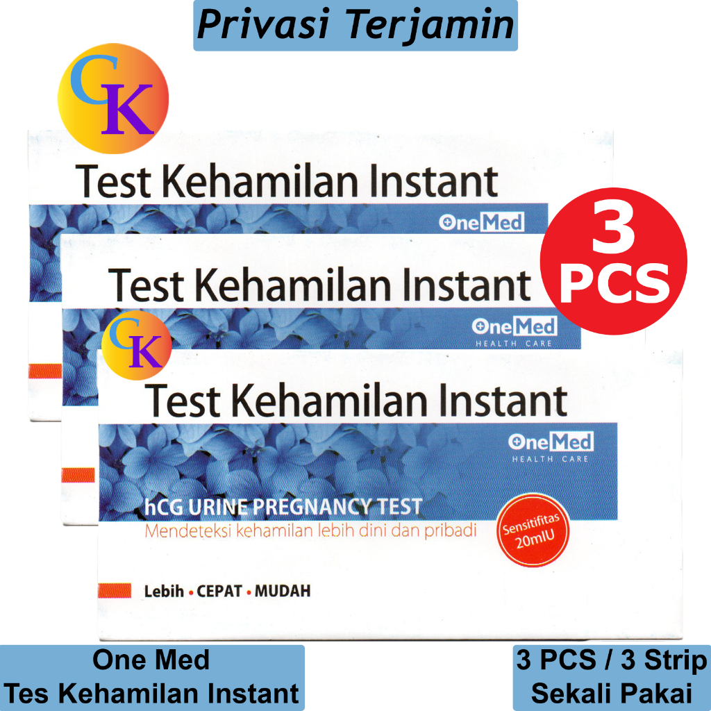Jual 3 Pcs / 3 Strip Test Pack Tespek Testpack Tespack Tes Kehamilan ...