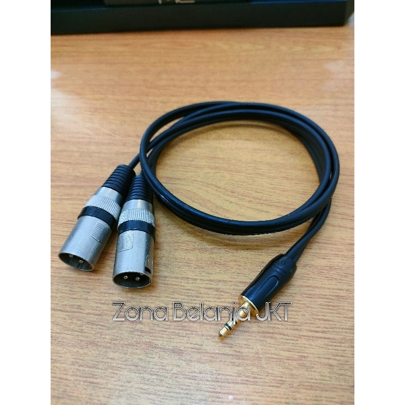 Jual KABEL AUDIO MIXER JACK XLR CANON COWO TO JACK AUX 3.5MM / KABEL ...