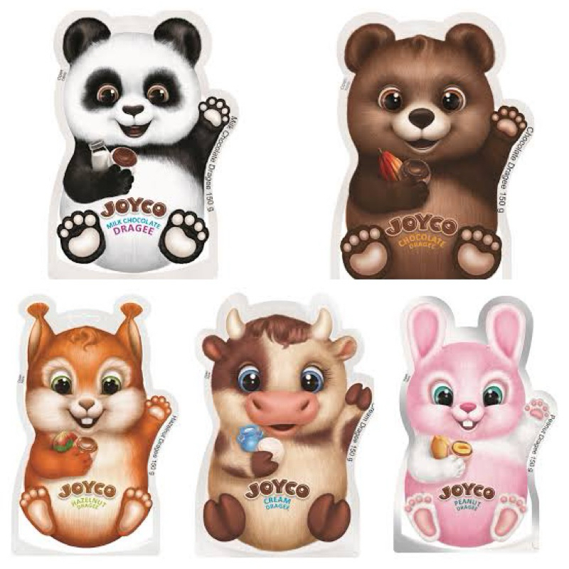 Jual JOYCO Milk Chocolate Dragee Cream Dragee 150g Hazelnut Dragee Peanut Dragee Cokelat Panda ...
