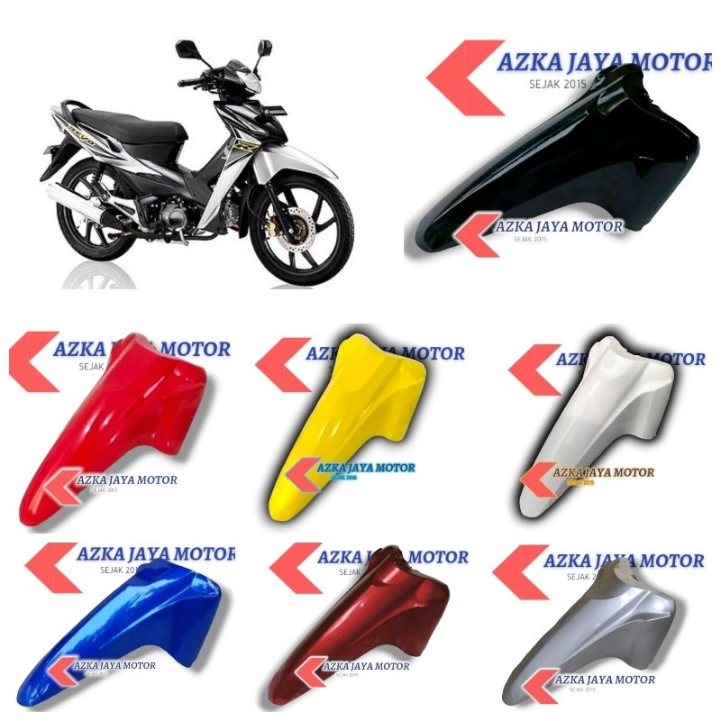 Jual Spakbor depan Honda Revo lama warna biru / revo generasi pertama ...