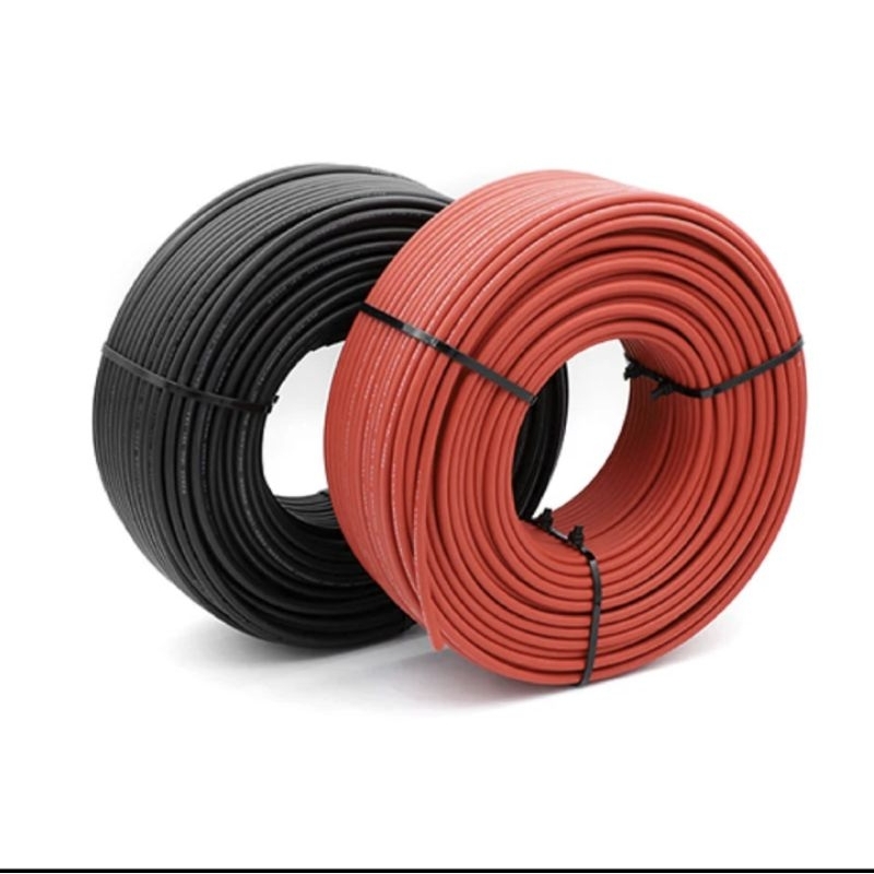 Jual kabel solar panel 6mm Cable PV F1-6 10awg/50cm | Shopee Indonesia