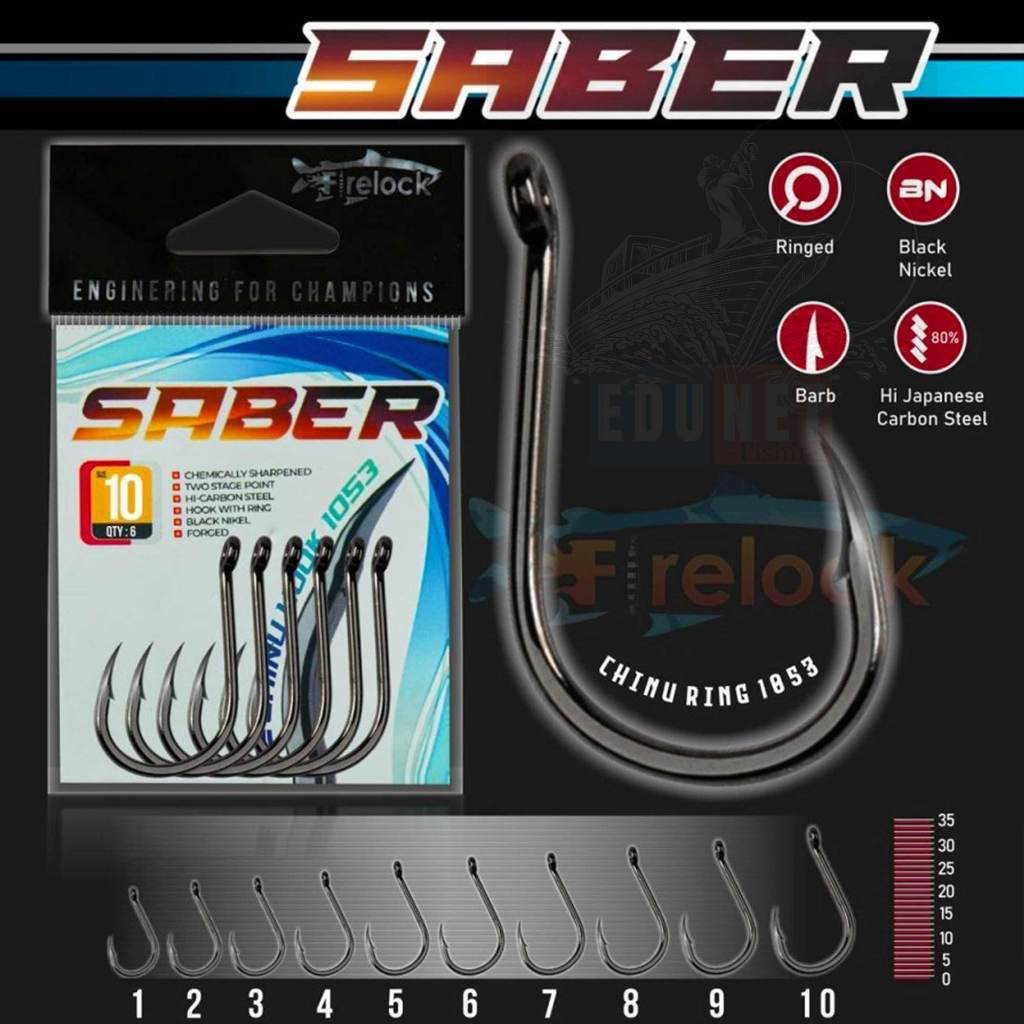 Jual Mata Pancing - FIRELOCK SABER HOOK | Shopee Indonesia