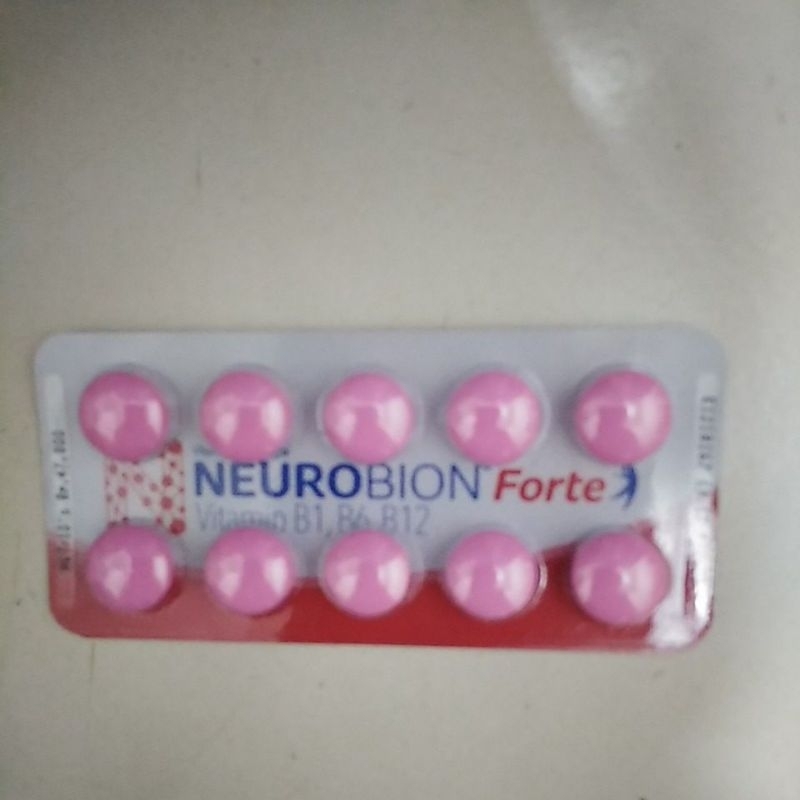 Jual NEUROBION Forte. Vitamin Neurotropik. Vitamin B1, B6, B12. 1 strip ...