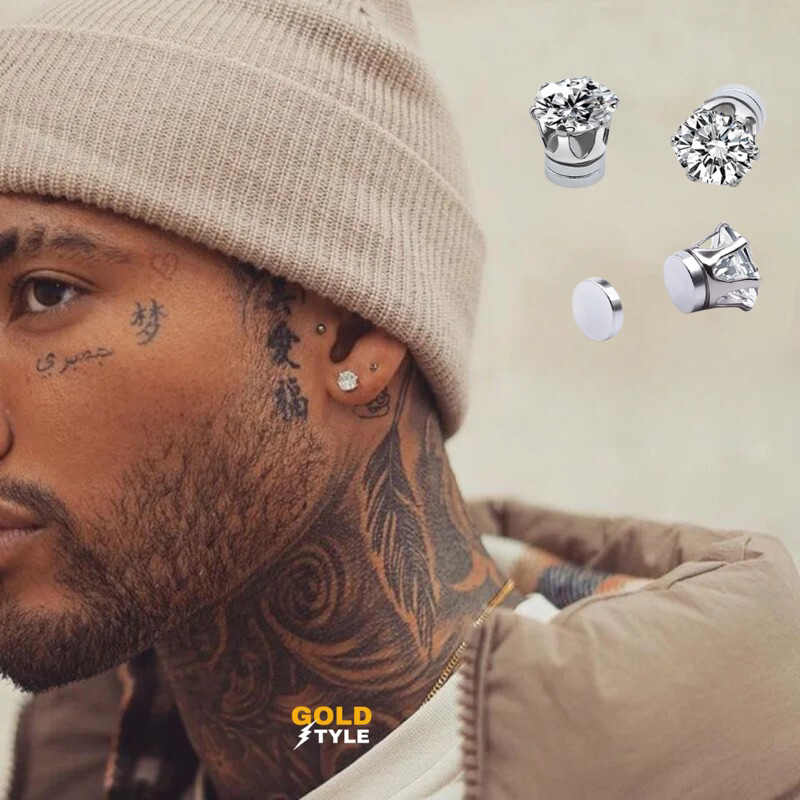 Jual Goldstyle Anting magnet anting cowok bahan titanium steel anti ...