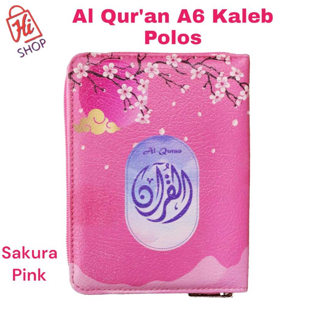 Jual Al Quran A6 Kaleb [Sakura Pink] Al Quran Polos dengan Dompet ...