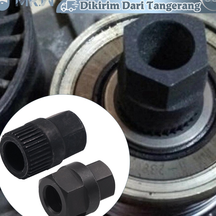 Jual D2289 Kunci Buka Pulley Alternator Belt Pulley Removal Alternator Socket Alat Pembuka ...