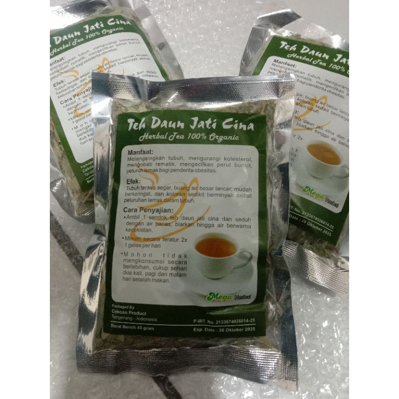 Jual peluntur lemak / Aur mega herbal 40gr/ herbal alami / teh herbal ...