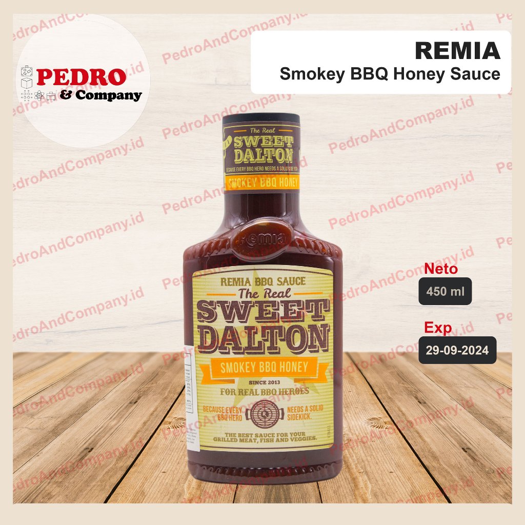 Jual Remia - Smokey BBQ honey sauce/ sweet dalton (450 ml) | Shopee Indonesia