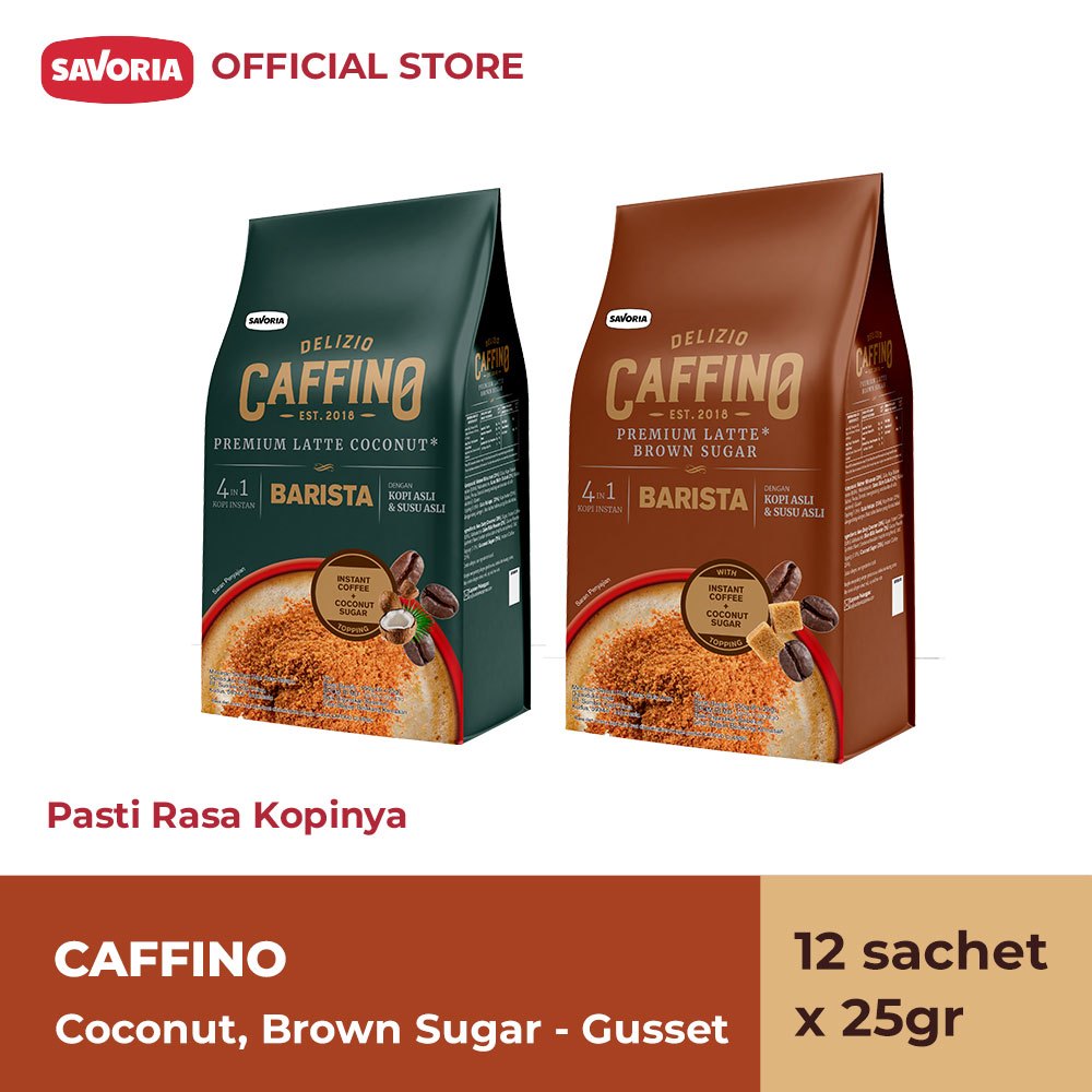 Jual Caffino Barista All Variant Gusset - Bubuk Kopi Instan 12 Sachet x ...