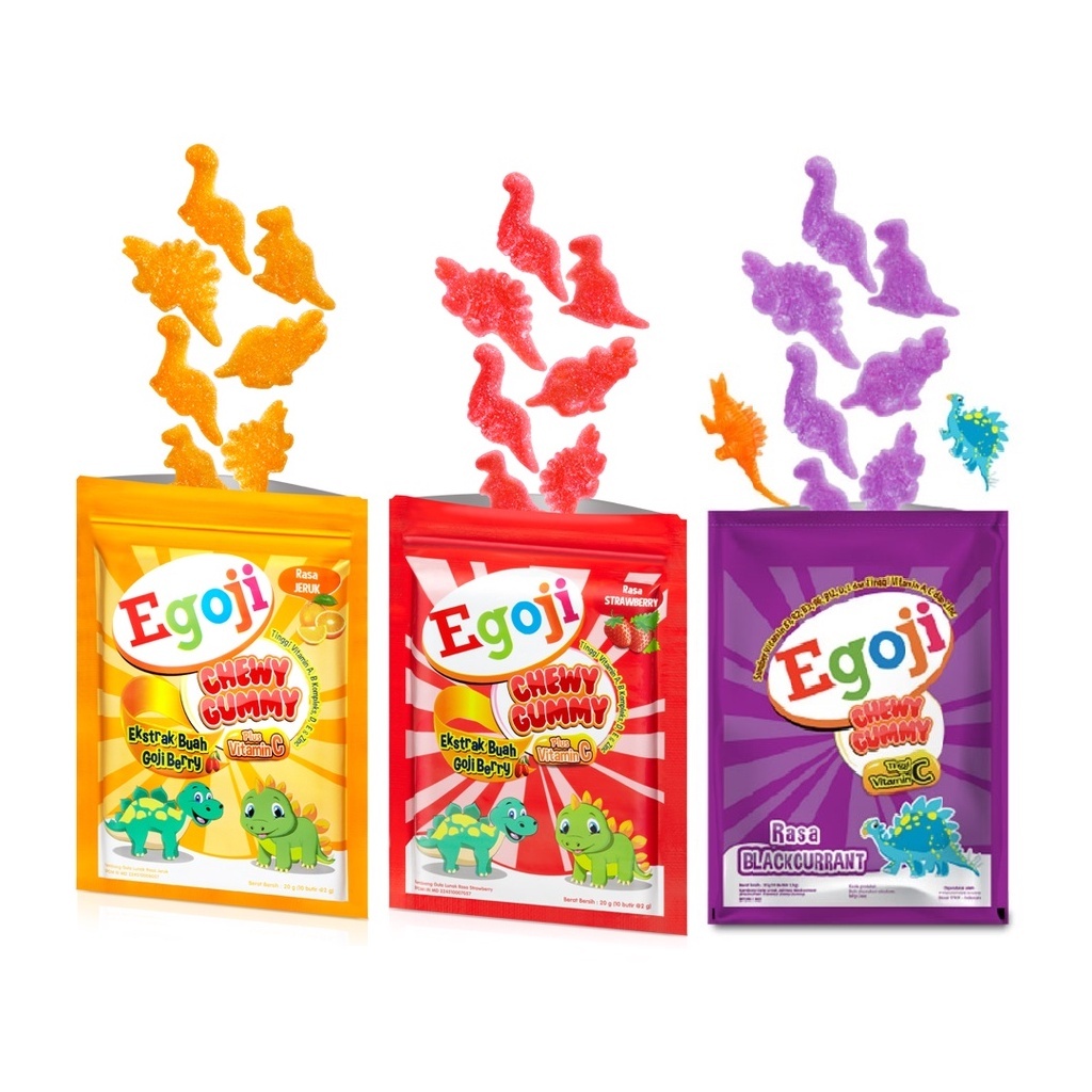 Jual EGOJI CHEWY GUMMY MULTIVITAMIN ANAK | Shopee Indonesia