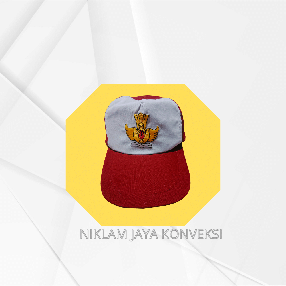 Jual TOPI SD merah putih bordil tutturihandayani | Shopee Indonesia