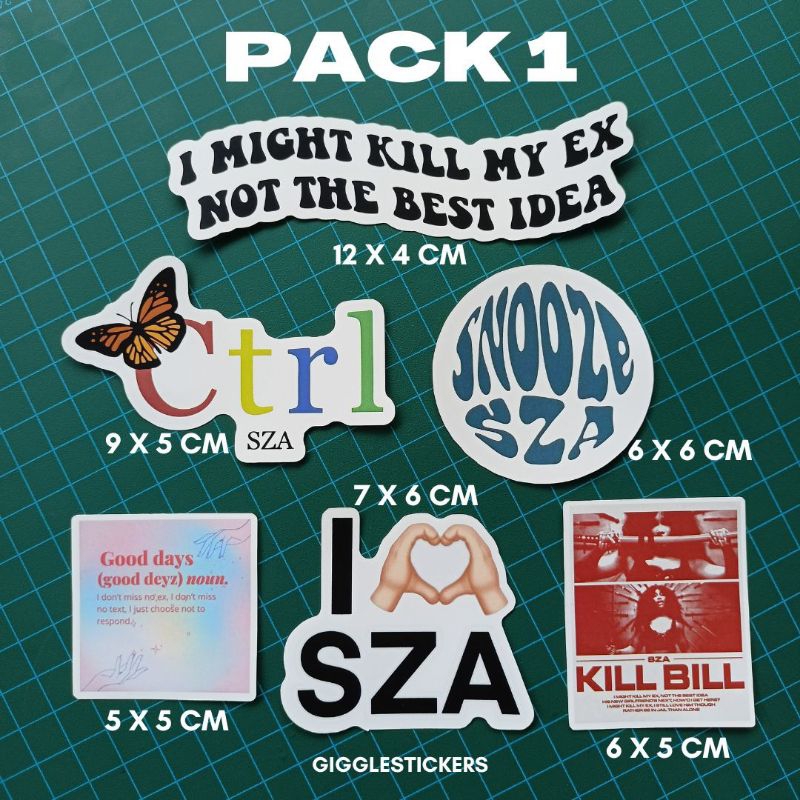 Jual Sticker Pack SZA | Shopee Indonesia
