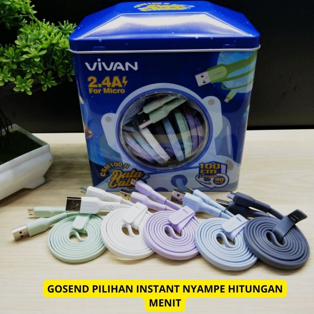 Jual Kabel Data Vivan CSM100S Cable Data Micro Kabel Charger Vivan ...