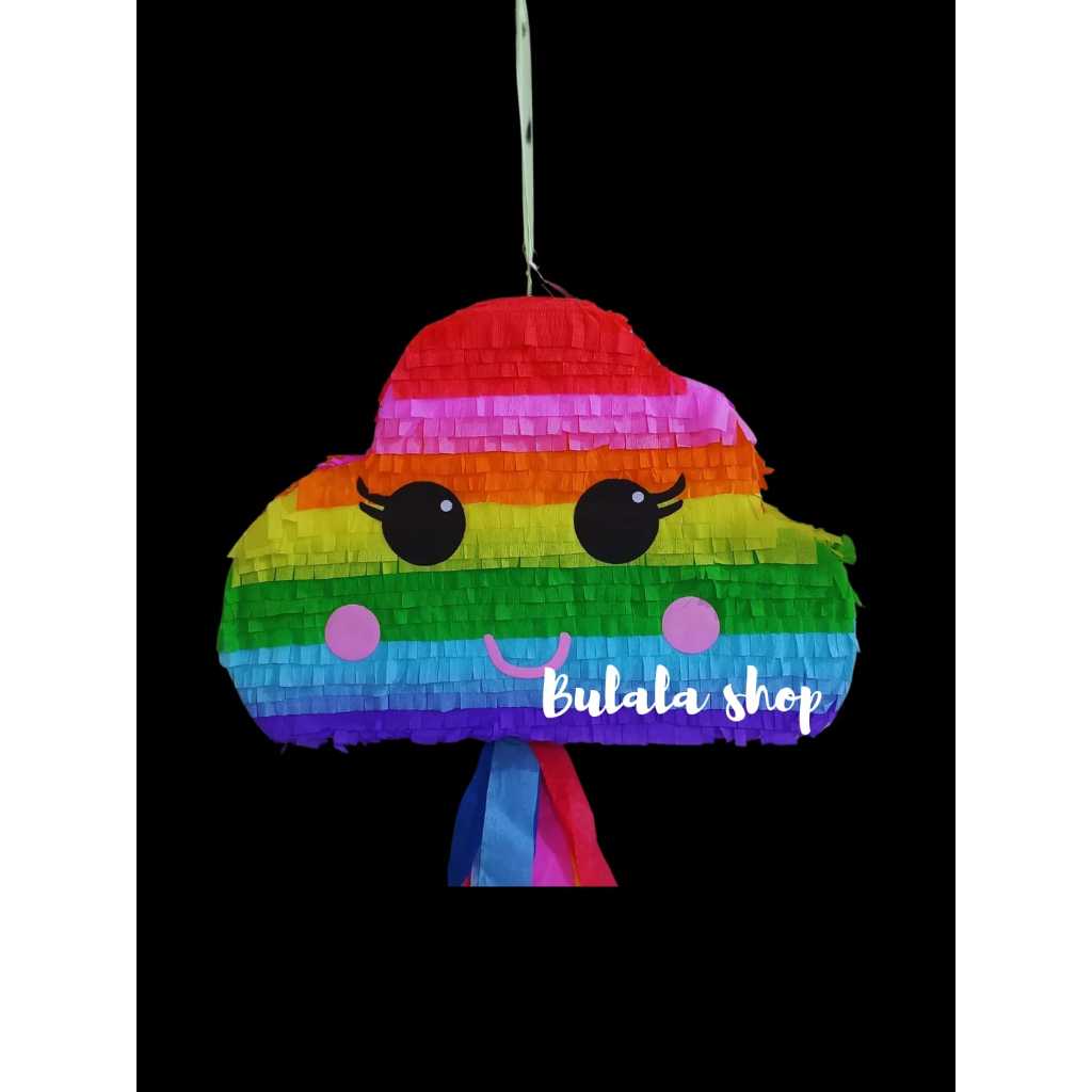 Jual Pinata Pukul / Pinata Karakter Ulang Tahun Motif Awan Rainbow ...