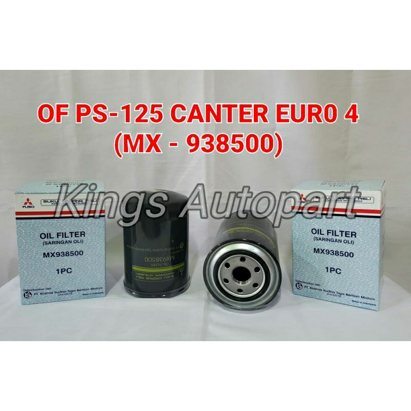Jual Oil Filter Saringan Oli Canter Ps125 Ps136 New Euro 4 MX938500 ...