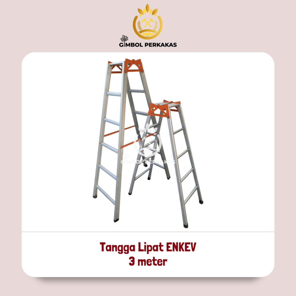 Jual Tangga Aluminium GIMBOL Tinggi 3m - Tangga Lipat Aluminium 2 ...