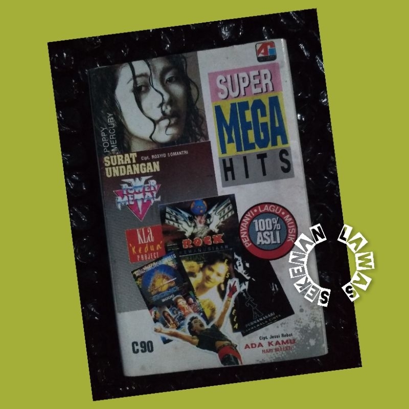Jual Kaset Super Mega Hits /Power Metal, Mel Shandy, Poppy Mercury dkk ...