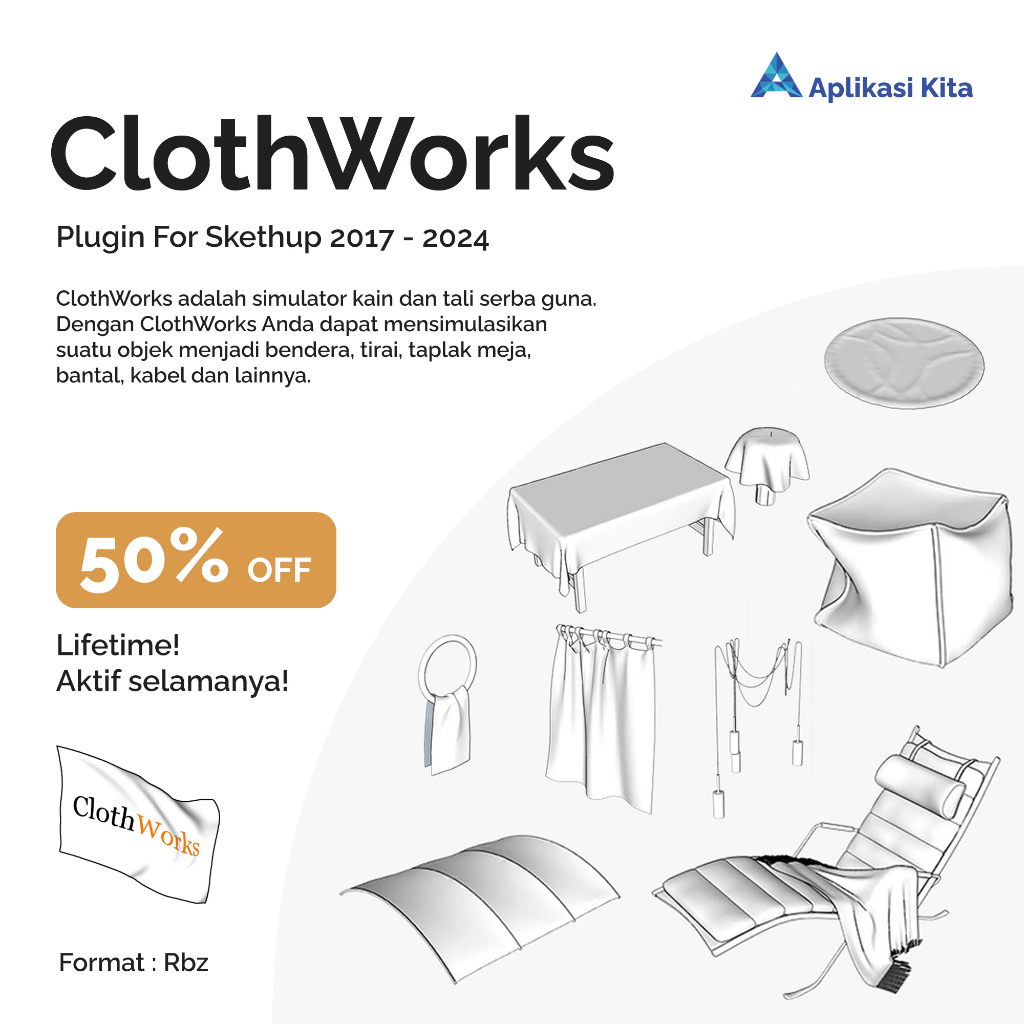Jual ClothWorks for SketchUp - For Windows | Shopee Indonesia