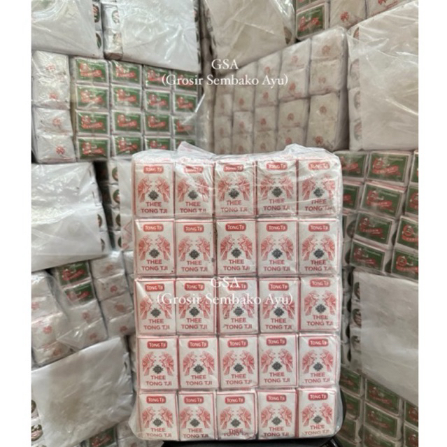 Jual ( BAL ) Teh Tong Tji merah 10 pak/pres (100 pcs 40gr) | Shopee ...