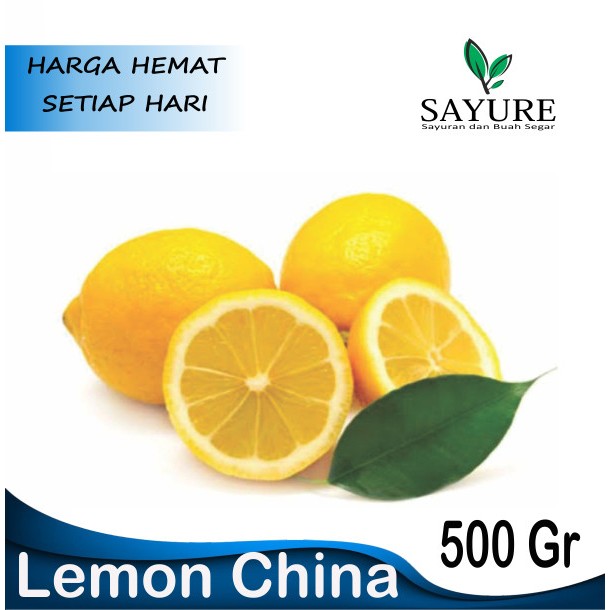 Jual LEMON IMPORT CINA 500 GR | Shopee Indonesia