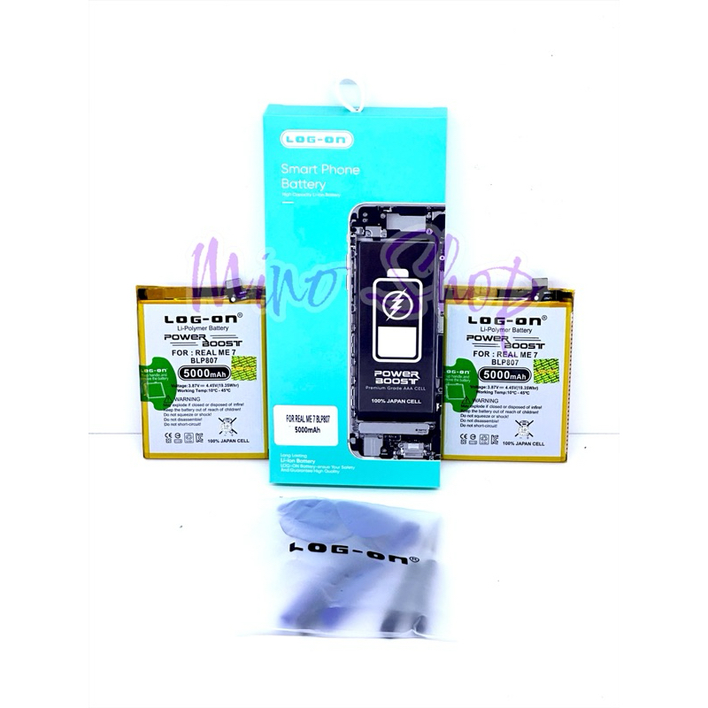 Jual BATERAI LOG ON REALME 7 / REALME V5 5G BLP807 BLP-807 POWER BOOST ...